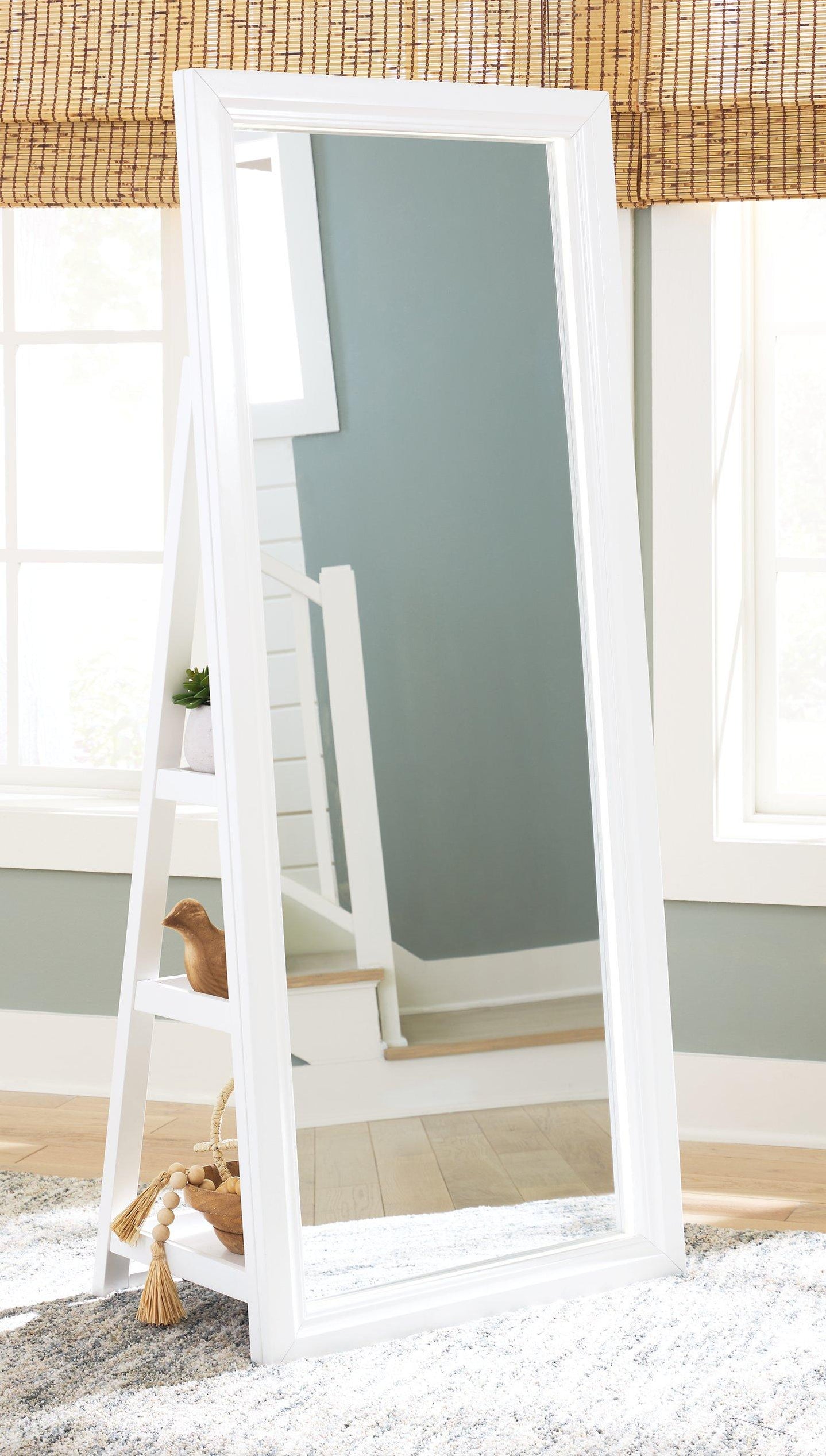 Evesen Floor Standing Mirror/Storage — All Weather Patio